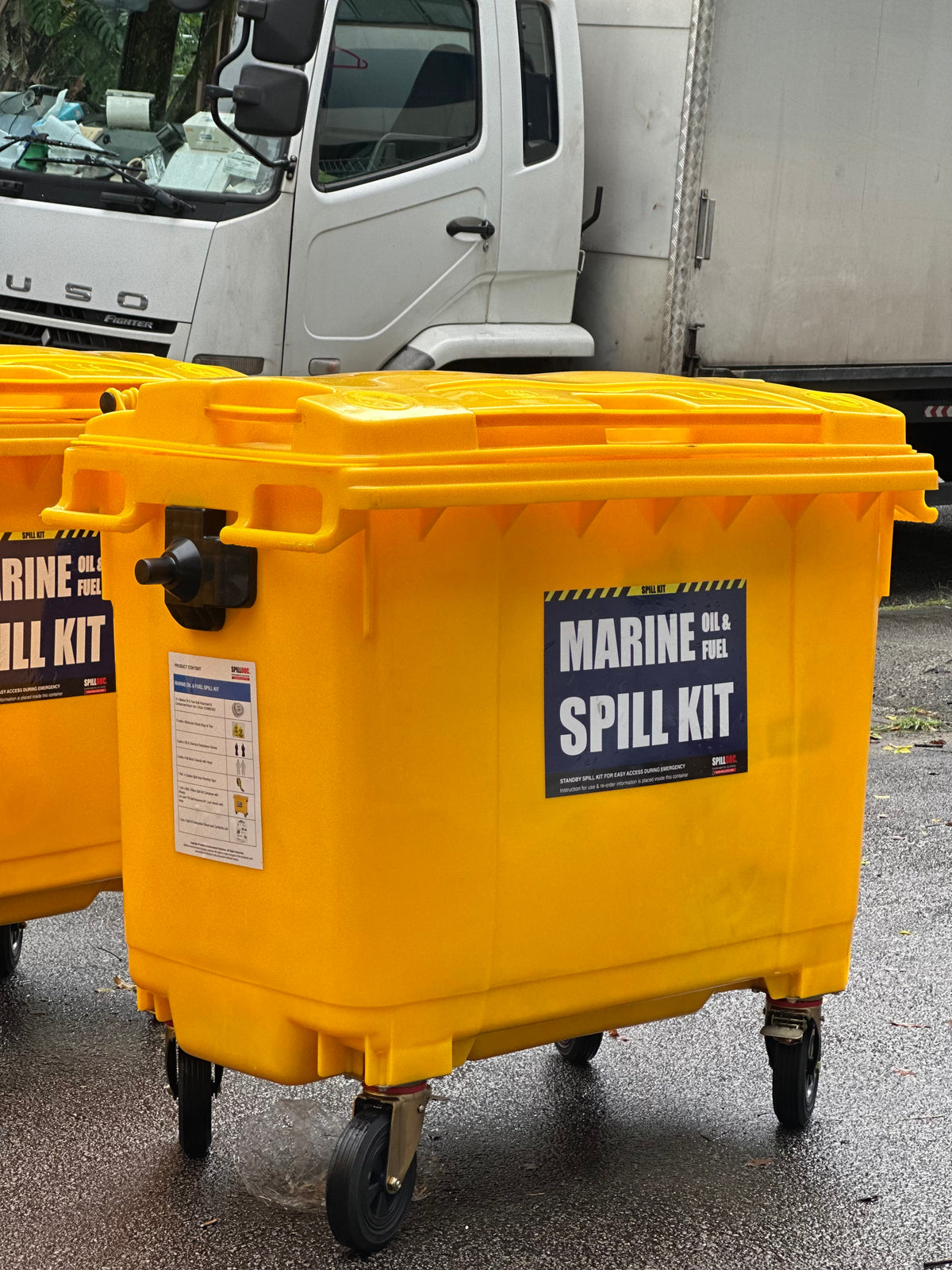 SPILLDOC® MARINE SPILL RESPONSE KIT 12 BARRELS / 1900LITRES SDMSK1900 ...