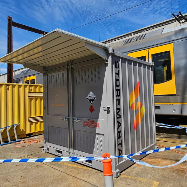 10ft Dangerous Goods Container with Dispensing Station — Spilldoc Australia
