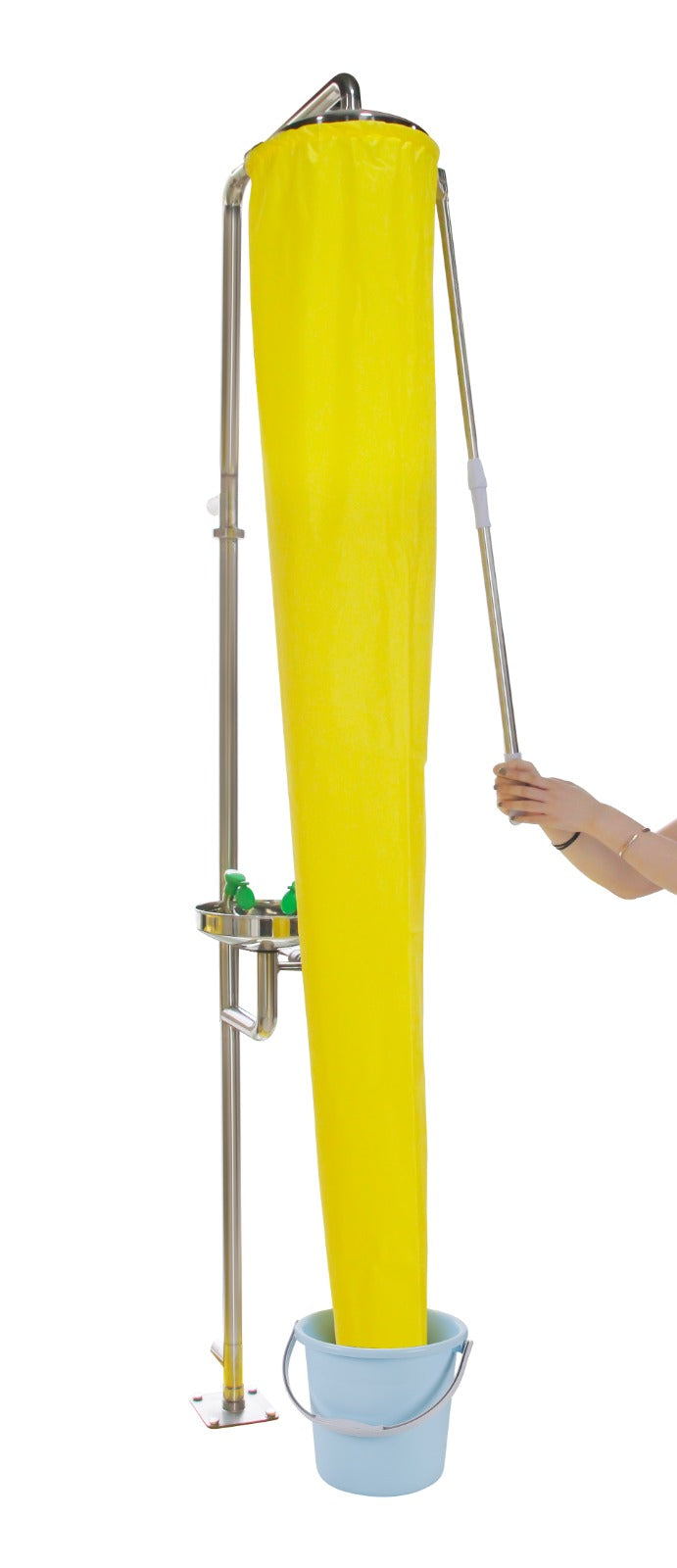 SPILLDOC EMERGENCY SHOWER TESTER FUNNEL — Spilldoc Australia