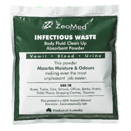 Biohazard Spill Absorbent Sachet 200g — Spilldoc Australia