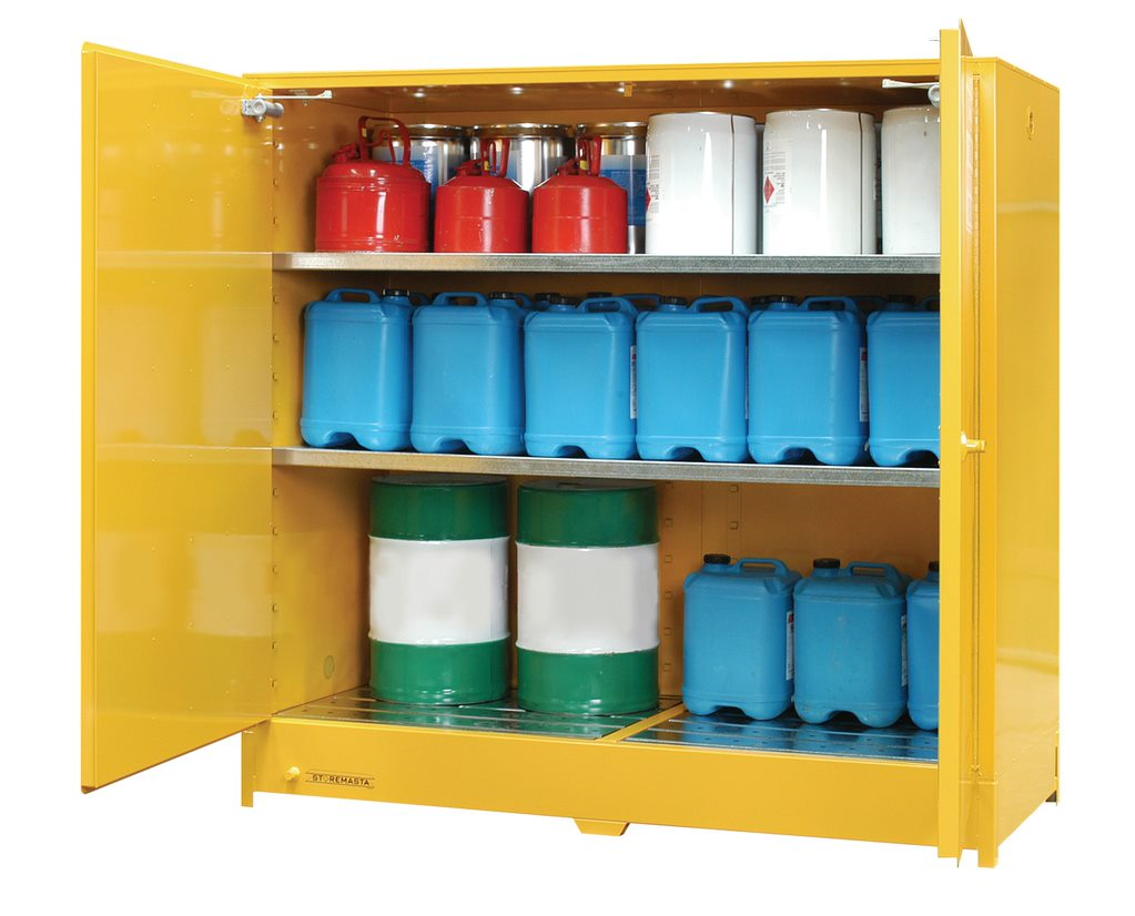 650L - Large Capacity Flammable Liquids Storage Cabinet — Spilldoc ...